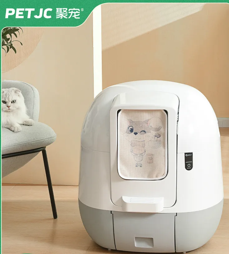 Intelligent-automatic-cat-litter-box-fully-enclosed-cat-litter-machine ...