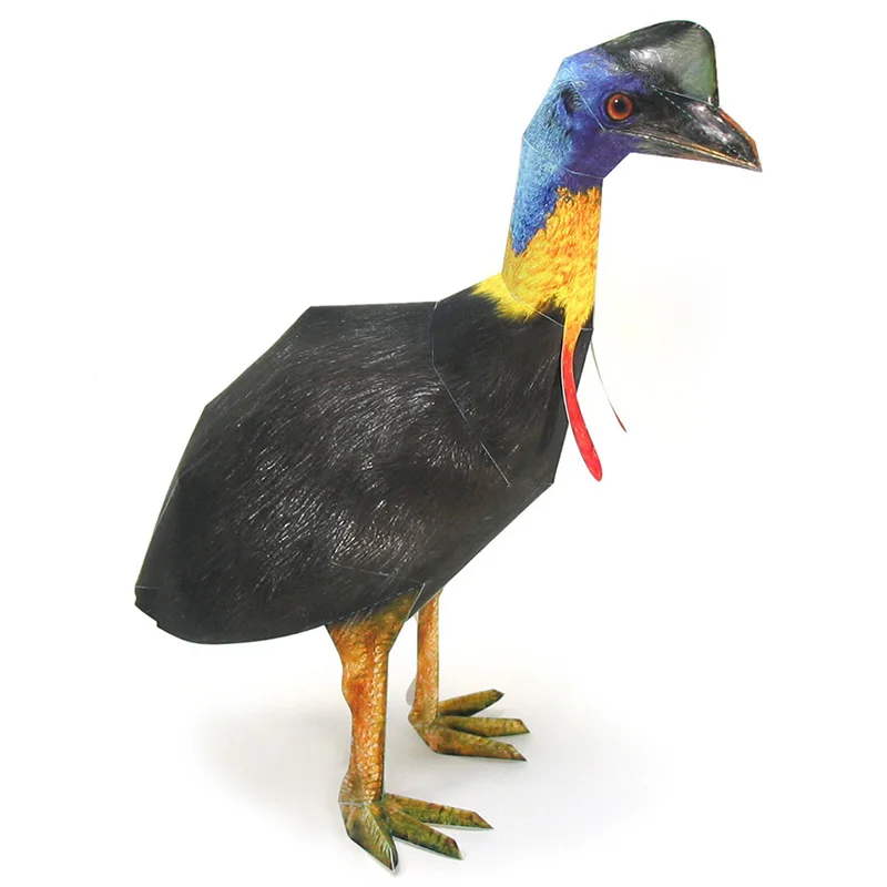 Southern-Cassowary-Origami-Art-Mini-Cute-3D-Paper-Model-Papercraft ...