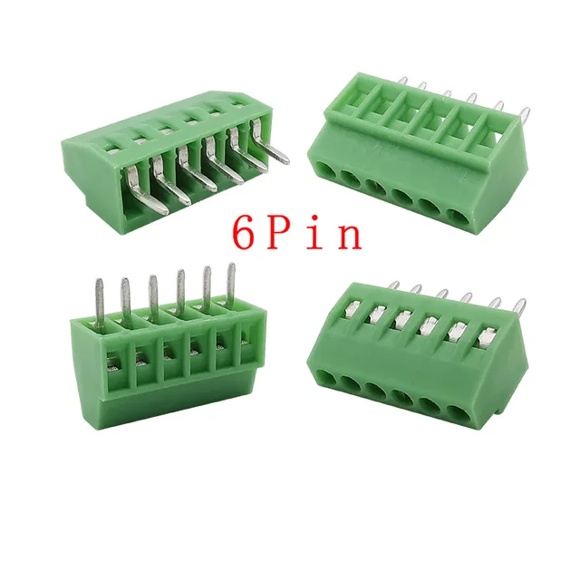 Electrical Equipment & Supplies KF128 2.54MM Pitch 2/3/4/5/6/7/8/9/10P Terminal Block Screw PCB ...