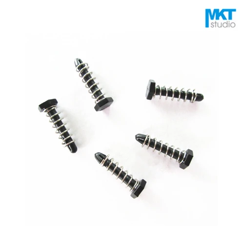 100pcs 3*13.8mm Black Push Pins Hex Plastic Rivet With Compression ...
