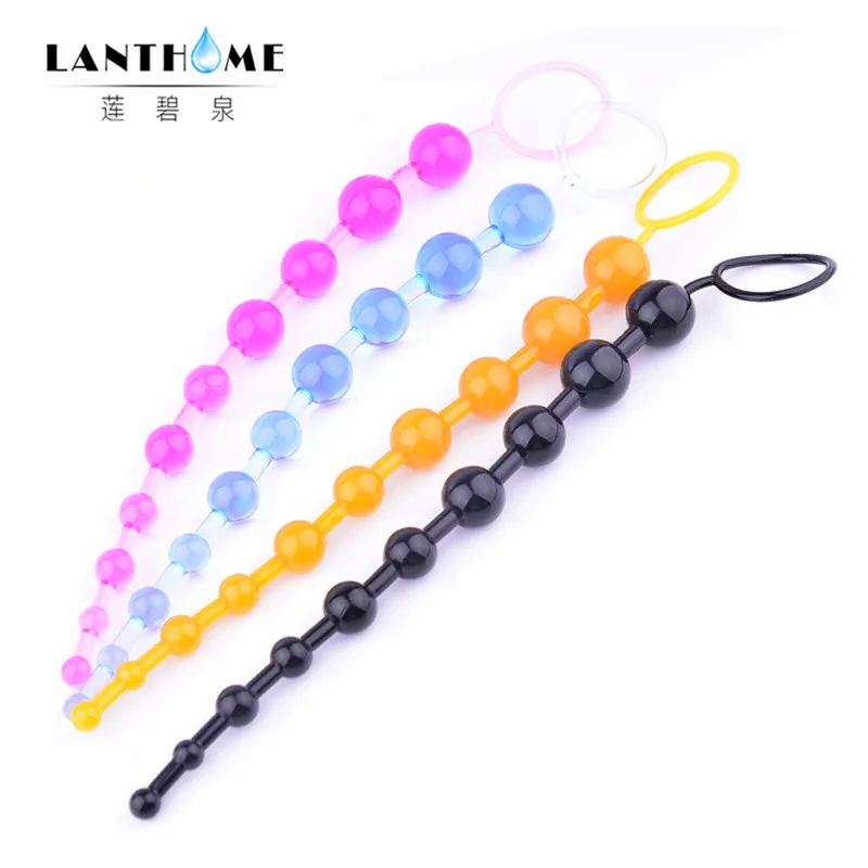Erotic Anal Beads Silicone Butt Plug Male Prostate Massager Anal Butt Plug Long Anal Plug Sexual