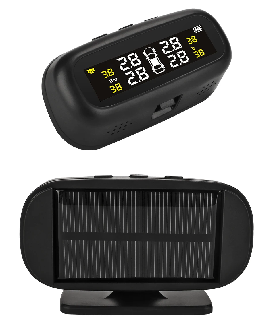 Jansite Original Solar TPMS Car Tire Pressure Best Alarm Monitor System - Jansite