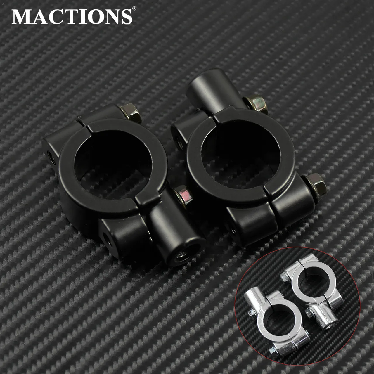 Motorcycle-Handle-Bar-Mirror-Mount-Holder-8mm-10mm-Rearview-Handlebar ...