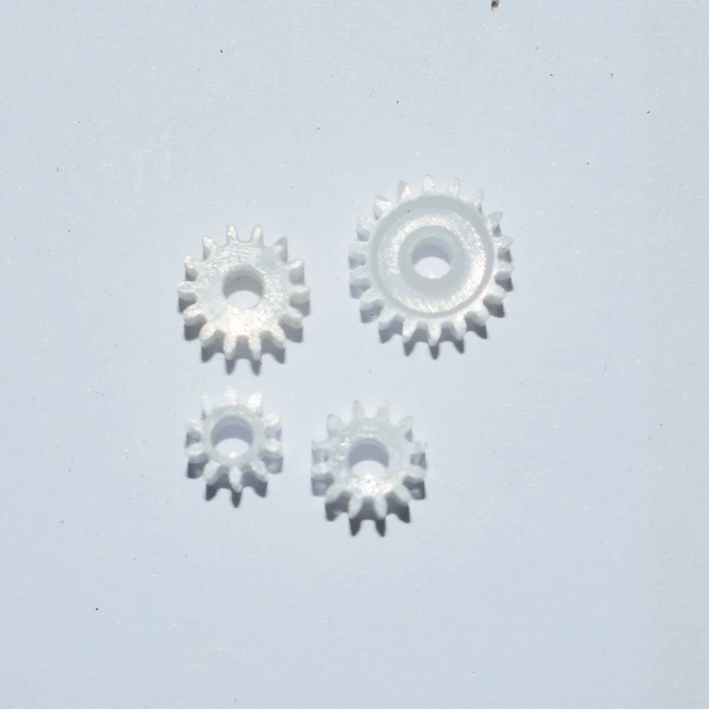 4 kinds motor plastic gear 0.5M for 2.5mm axle dron rc car plane robot ...
