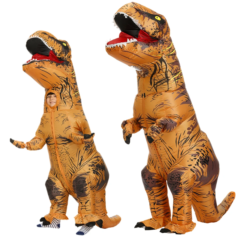 Mascot Kids Dinosaur Costumes Adult Dino T Rex Inflatable Costume Purim ...