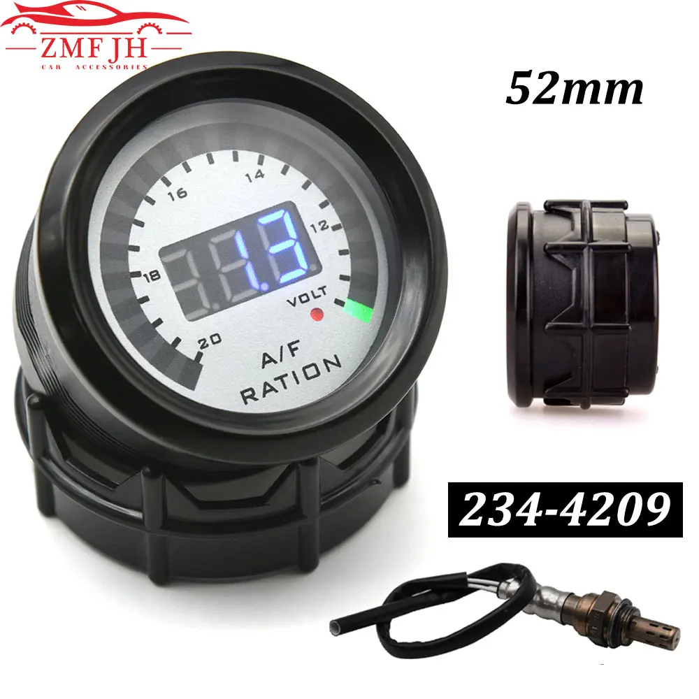 52mm-Digital-Air-Fuel-Ratio-Gauge-With-4-Wrie-Universal-Lambda-Probe ...