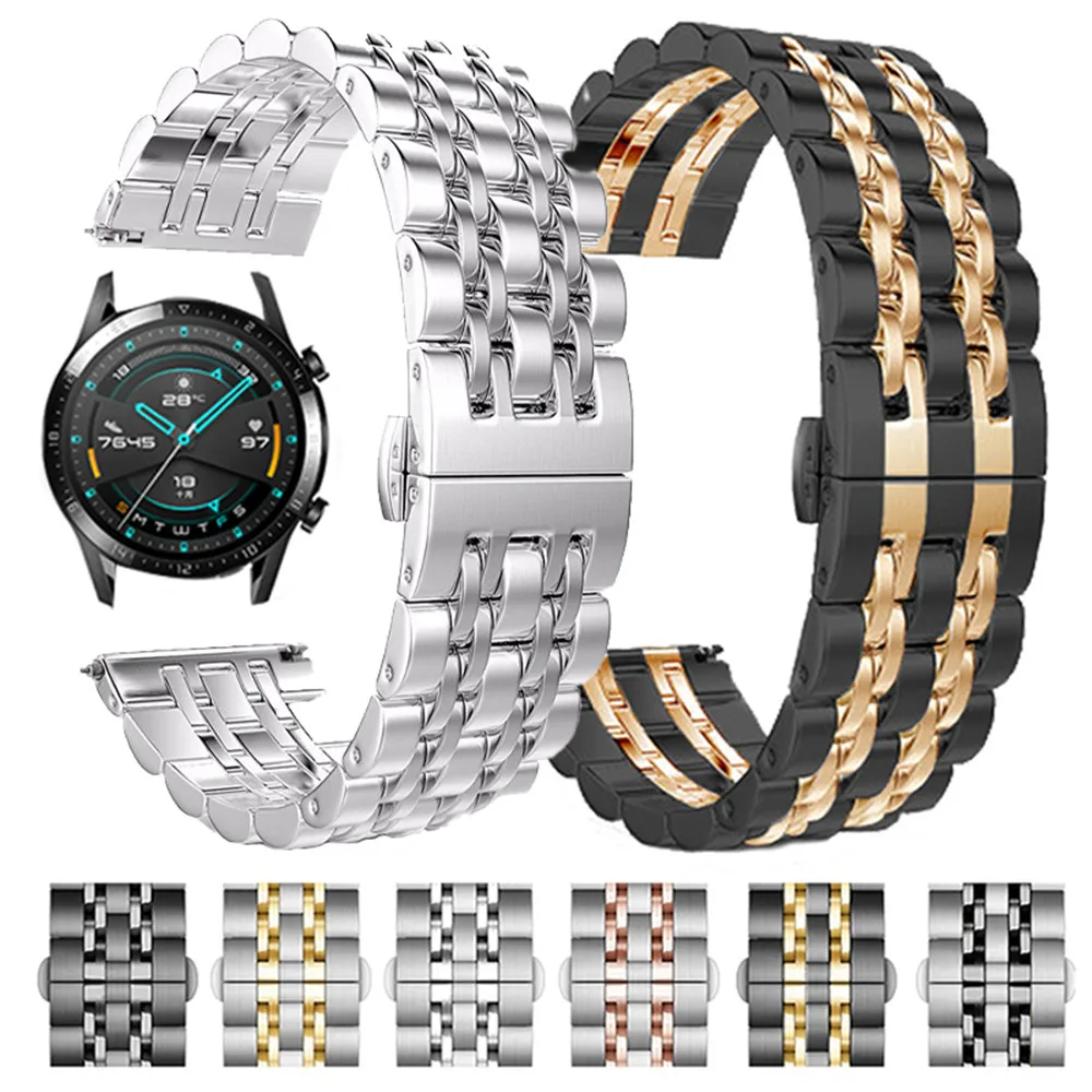 Stainless-steel-Strap-For-HUAWEI-WATCH-WATCH-4-3-Pro-46mm-42mm-GT-3-2 ...