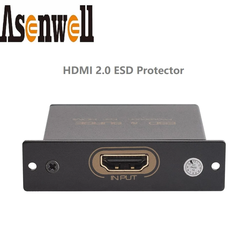 HDMI 2.0 ESD 보호기 4K @ 60Hz HDMI ESD 서지 EFT 조명 보호기 지원 4K 3D Full HD 정전기 방지 Thunderstrike Surge ...