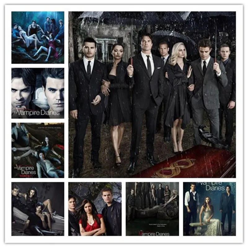 Vampire Diaries Diamond Painting Horror Movie Art Crafts Handmade Jewel ...
