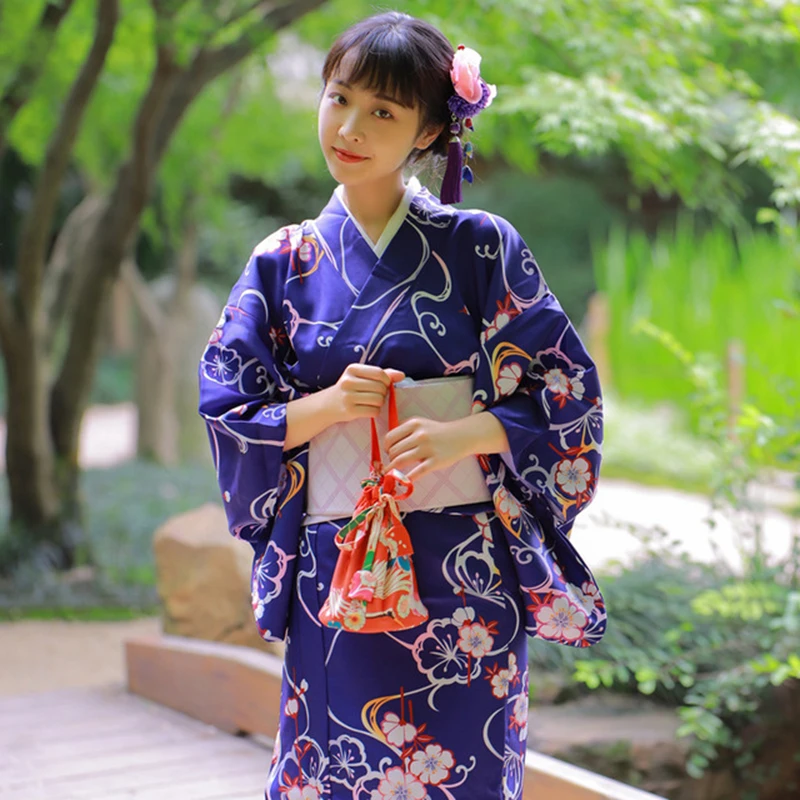 Japanese Kimono Women's Formal Dress Traditional Kimono Japanese Yukata Vintage Yukata Haori ...