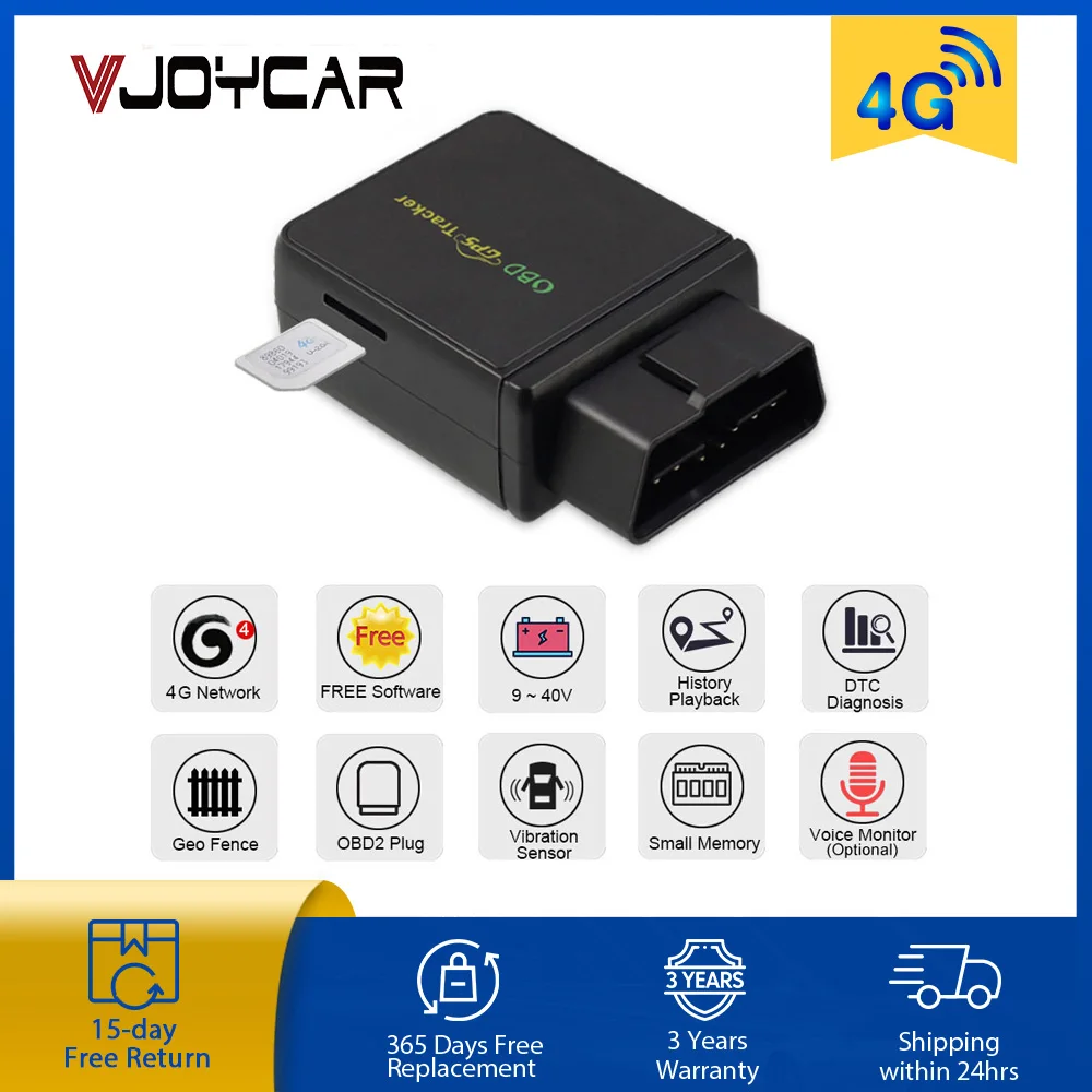 Real 2G 3G 4G Gps Tracker Auto Obd Locator Obdii Diagnostic Tool Dtc ...
