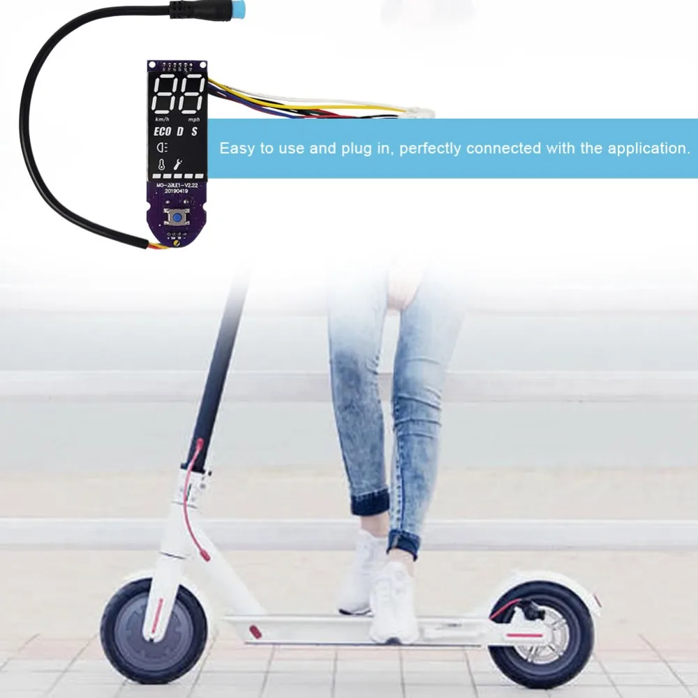 Trottinette,Tableau de bord pour trottinette électrique Xiaomi Mijia M365 Pro, accessoires avec ...