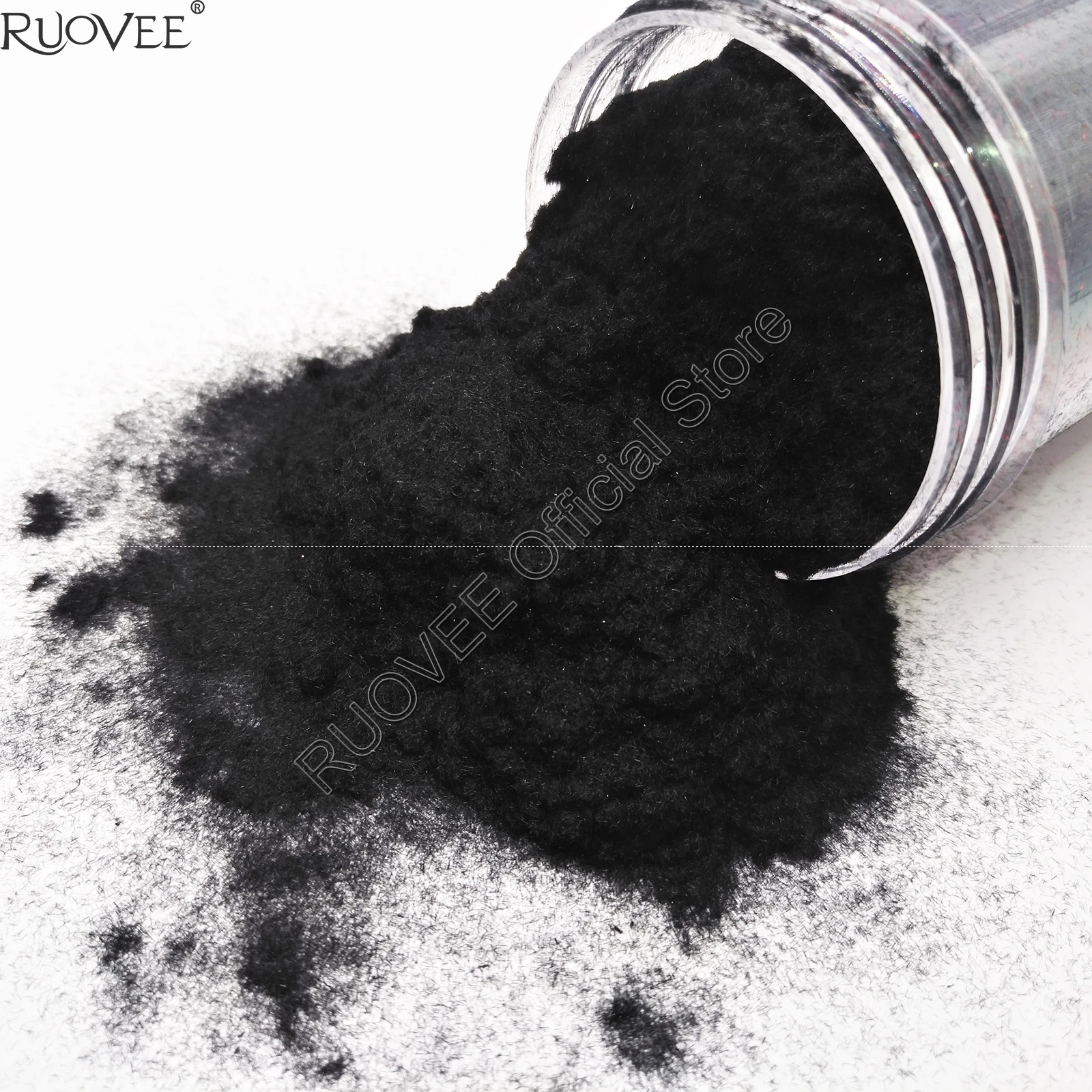 50gram X 3d Brand New Black Flocking Velvet Powder For Nail Art ...