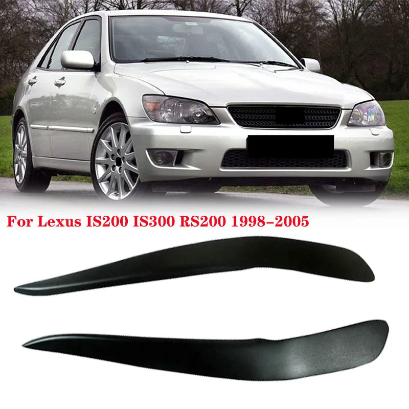 For-Lexus-IS200-IS300-RS200-Car-Front-Headlight-Cover-Eyebrows-Eyelid ...