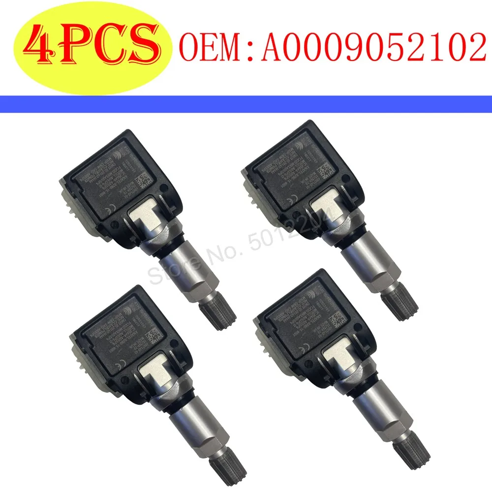 메르세데스 벤츠 E 클래스 W213 CLS 433 MHz A0009052102 용 4PCS 새로운 TPMS 타이어 압력 센서 ...