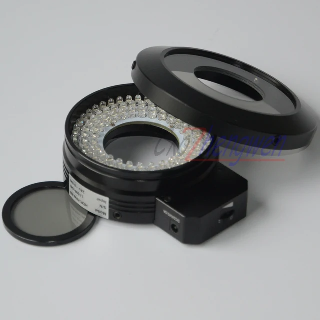 FYSCOPE Microscope Ring Light Illuminator 16pcs Microscope polarized ...
