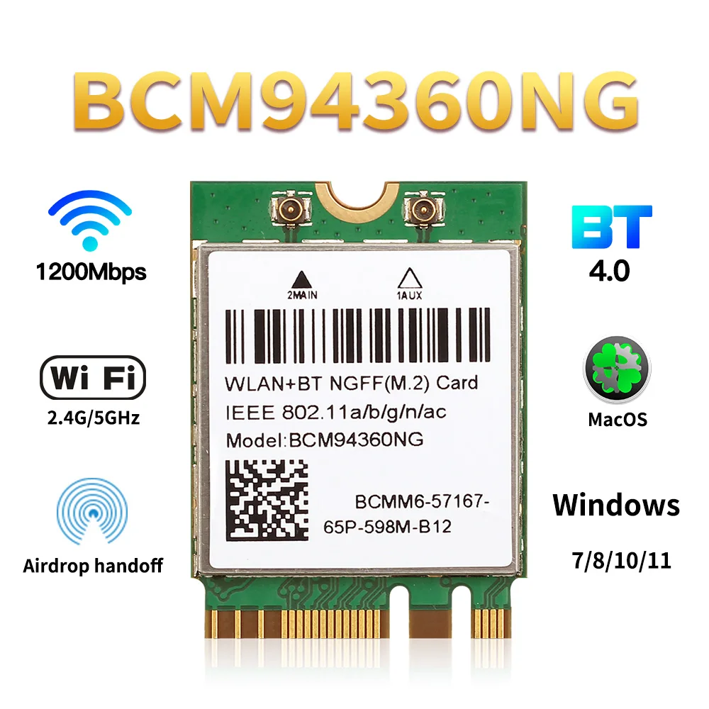 Wireless-BCM94360NG-MacOS-Hackintosh-1200Mbps-NGFF-M-2-Wifi-Card ...