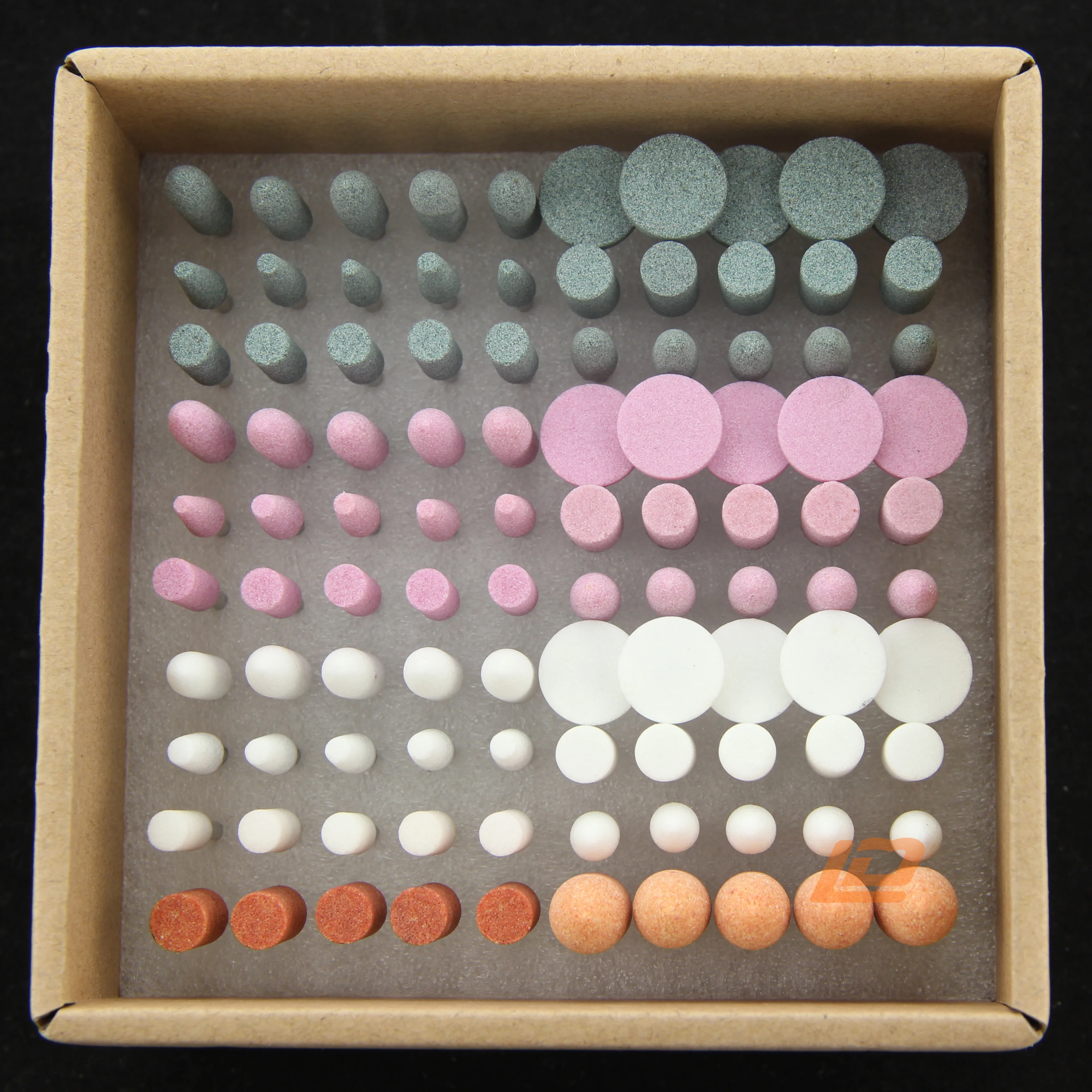 Dental-lab-abrasive-stone-bur-Green-Pink-White-stone-for-contour ...