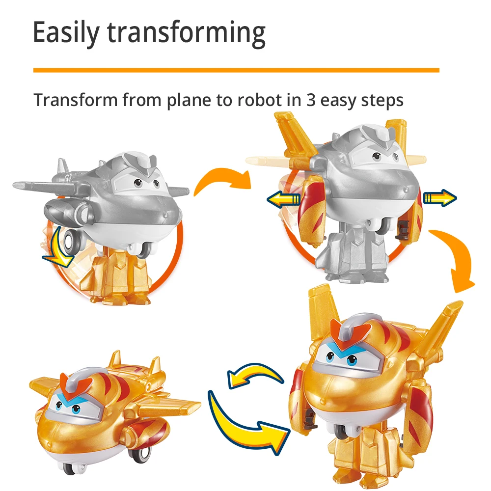 Super Wings S5 2" Mini Transforming Deformation Transform-a-Bots ...