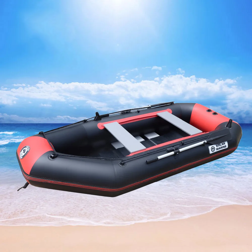 4 Person 270cm PVC Inflatable Rowing Boat Kayak Dinghy Fishing Ship ...