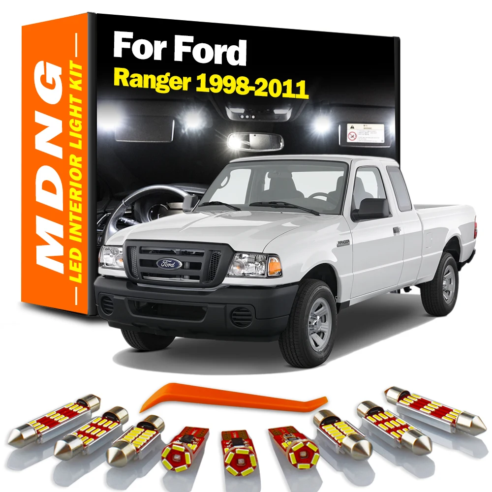 MDNG-10Pcs-Canbus-Car-LED-Interior-Light-Kit-For-Ford-Ranger-1998-2007 ...