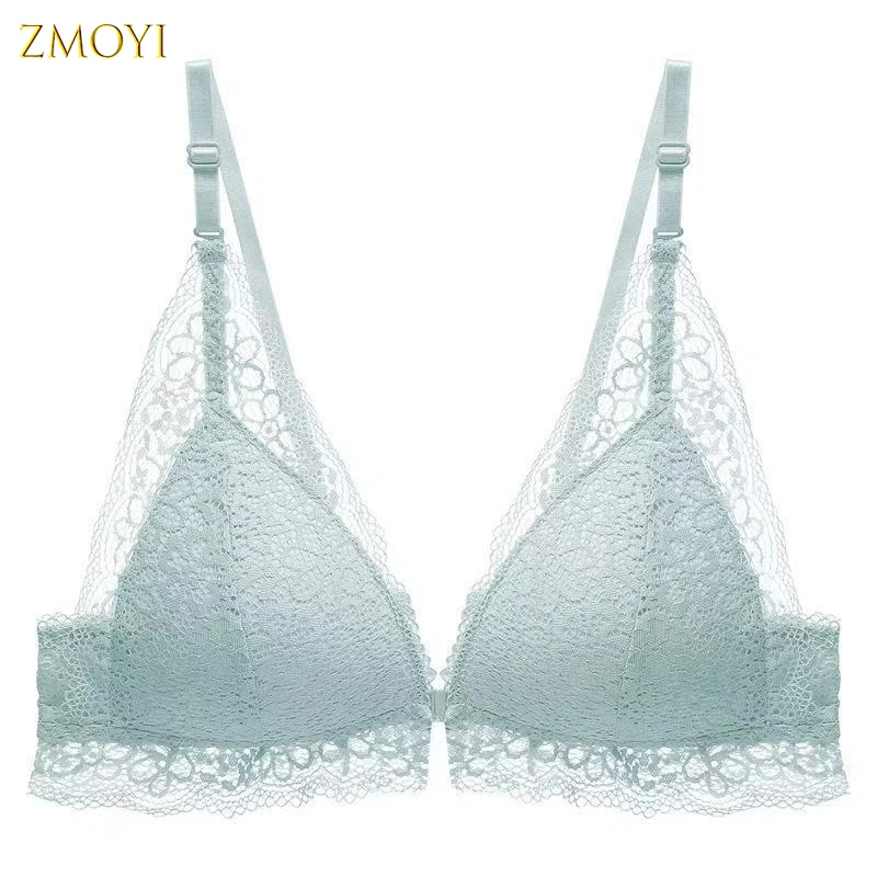 Cotton Push Bra Lingerie | Lace Push Bra Lingerie | Bra Buttons Front ...