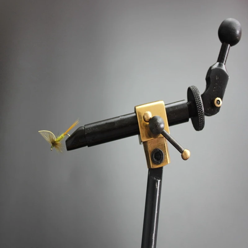 Rotary Fly Tying Vise C Clamp Steel Hard Jaws 360 Rotating Table Vise ...