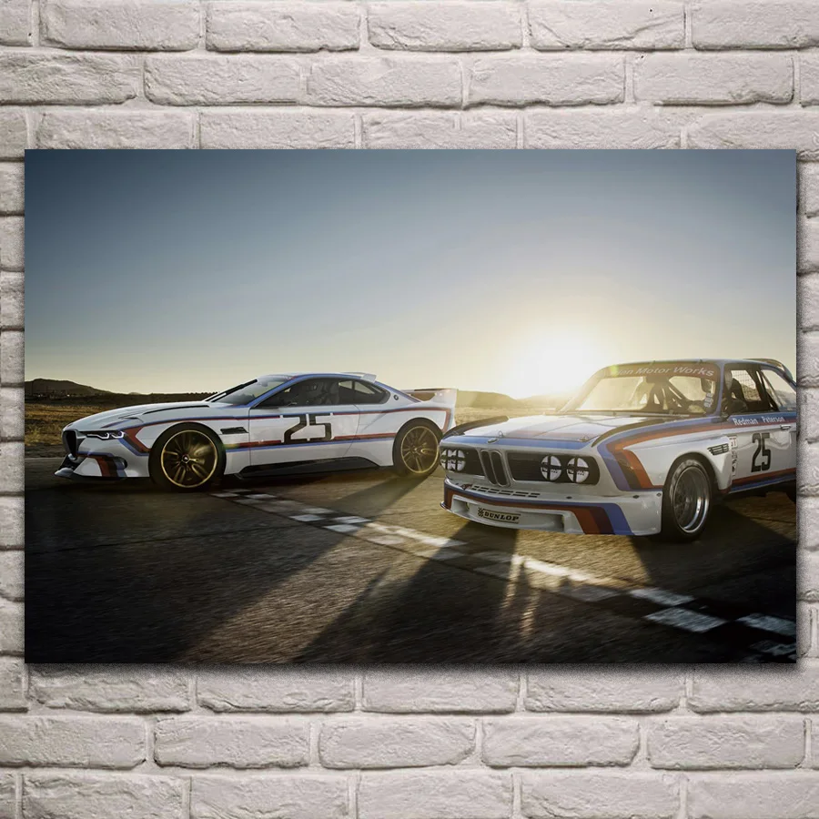 Cool-race-car-stance-sunset-track-sport-vehicle-artwork-fabric-posters ...