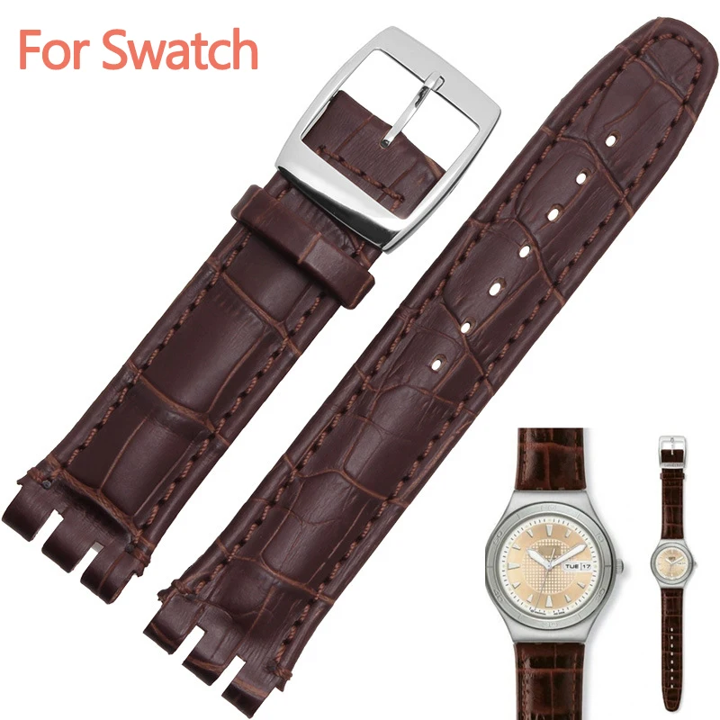 Swatch Leather Watch Strap | Swatch Strap 17mm Leather | Watchbands ...