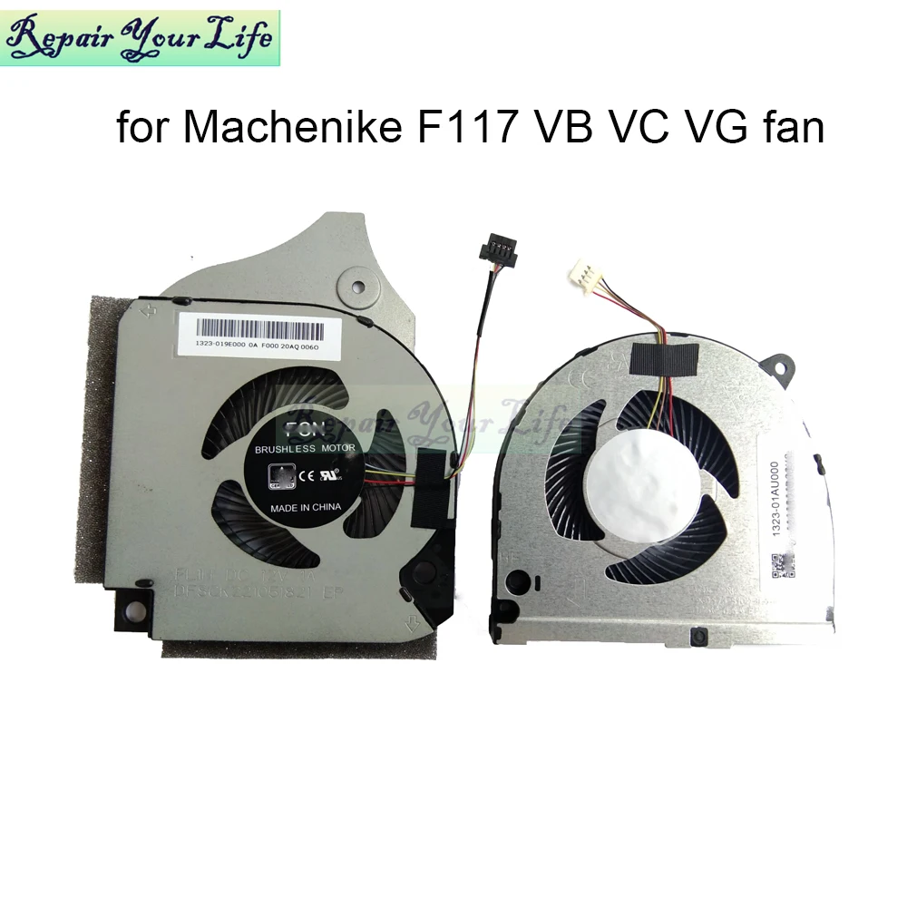 Laptop Cooling Fans Cpu Gpu Graphics Card Fan For Machenike F117 V F117-vc F117-vg F117-vb2s ...