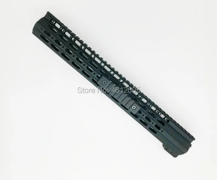 15 inch tactical Picatinny Rails Aluminum One Rail Float Handguard Quad ...