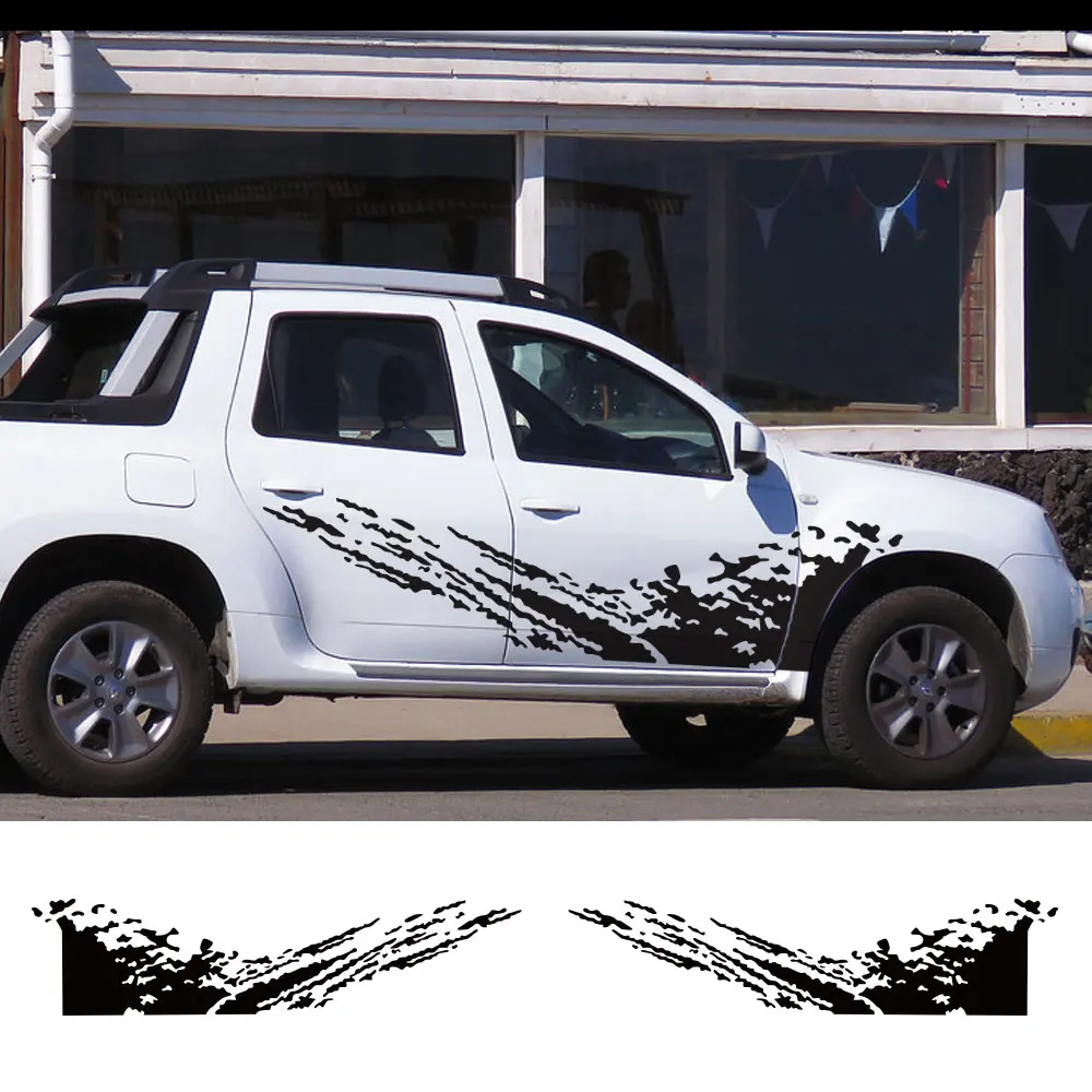 Pickup-Door-Side-Stickers-For-Renault-Duster-Oroch-Truck-Graphics ...
