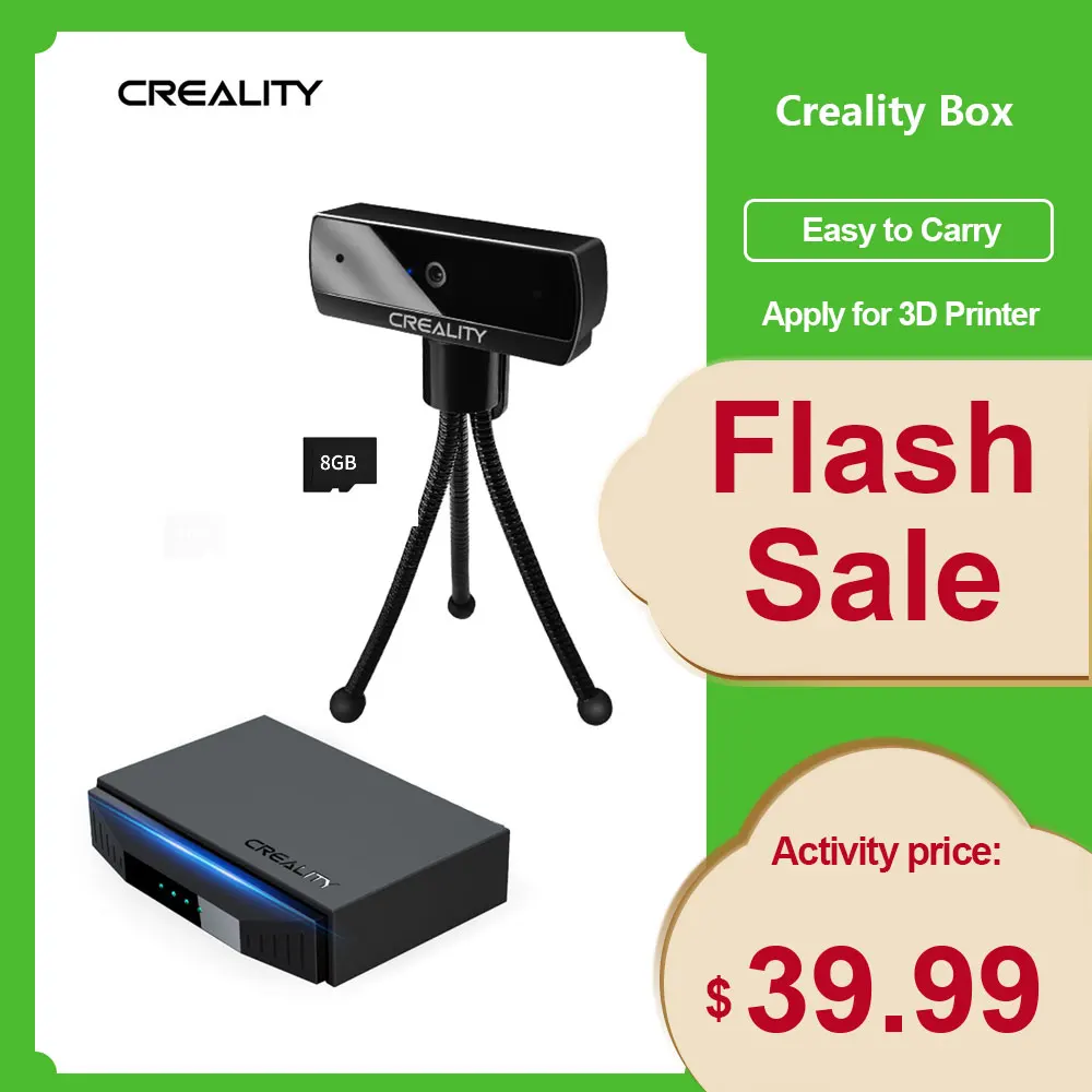Original Creality 3d Camera Smart Kit 8g Tf Card Wifi Box Remote ...