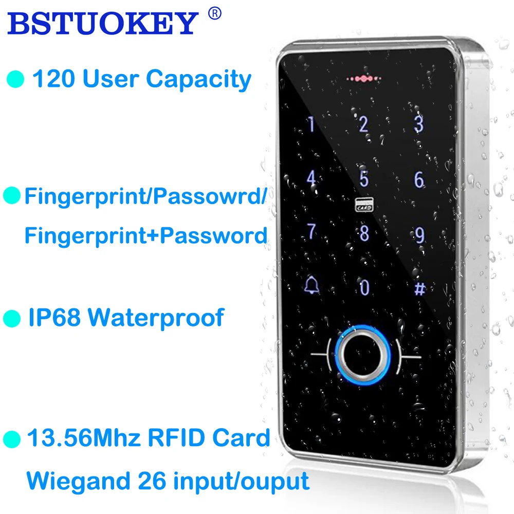 P68-Waterproof-Fingerprint-Access-Control-System-Biometrics-Outdoor-13 ...