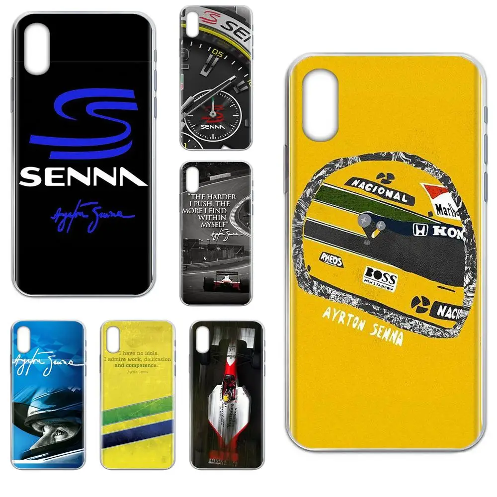 Ayrton Senna Racing Logo Soft Covers Capa For Sony Xperia Z Z1 Z2 Z3 Z4 ...