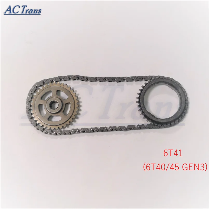 Transmission 6T40 6T45 GEN3 6T41 Oil Pump Sprocket Wheel and Chain