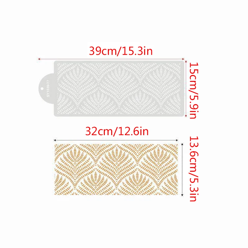 Wheat Stencil Pattern