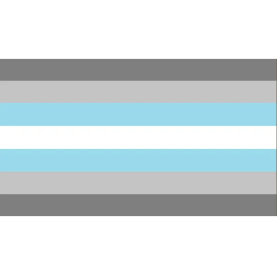 Vertical 90x150cm Demiboy Flag And Demigirl Flag For Decoration - Flags ...