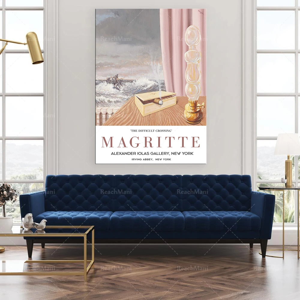 The Difficult Crossing Rene Magritte