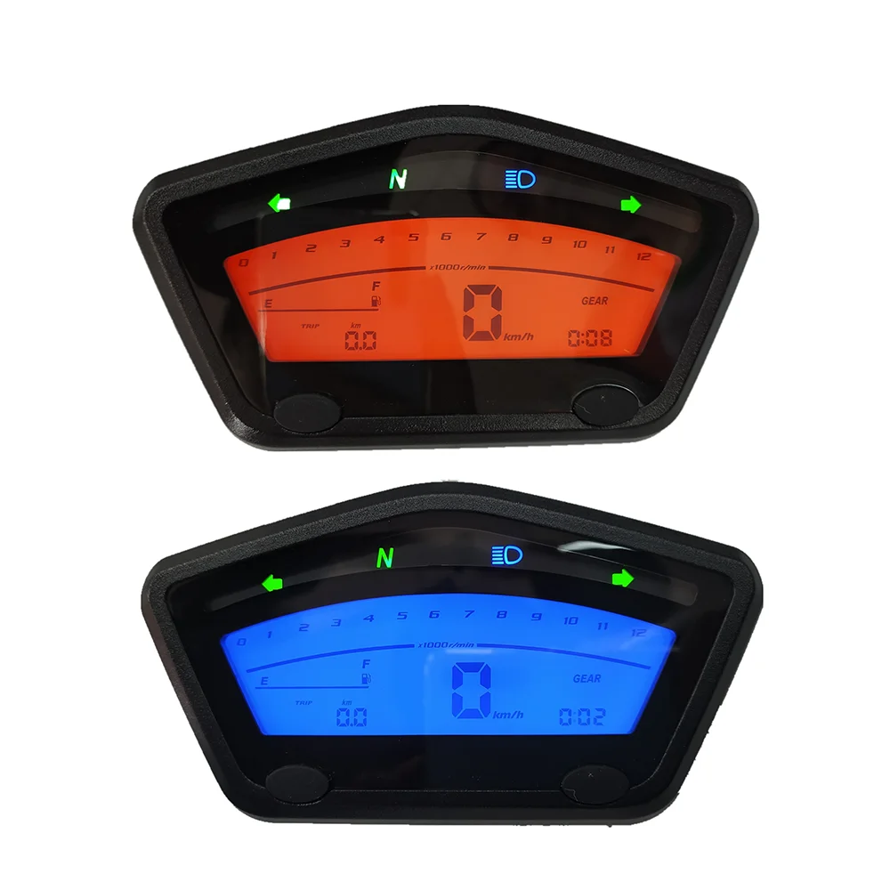Universal Motorcycle Meter Velocimetro Para Moto Motorcycle Parts Lcd ...