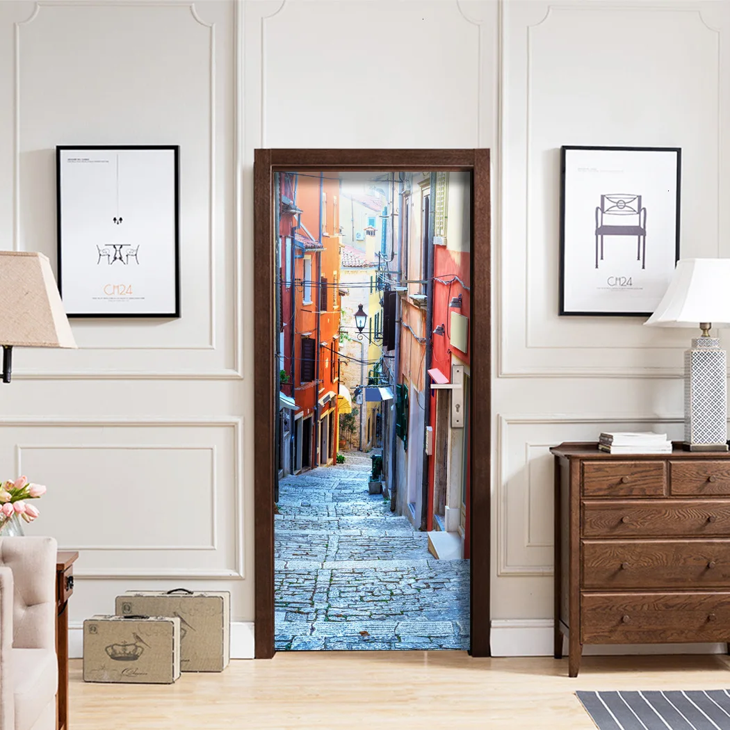 Doorsticker Abroad Stairs Corner Simulation The Door Is Stuck Can The ...