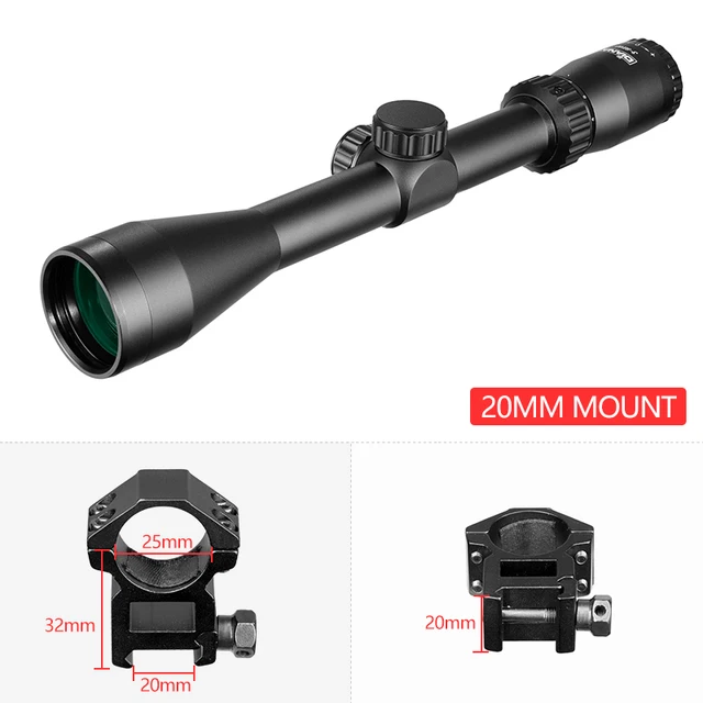 DIANA 3-9X40 Hunting Riflescope Duplex Reticle Tactical Cross Rifle ...