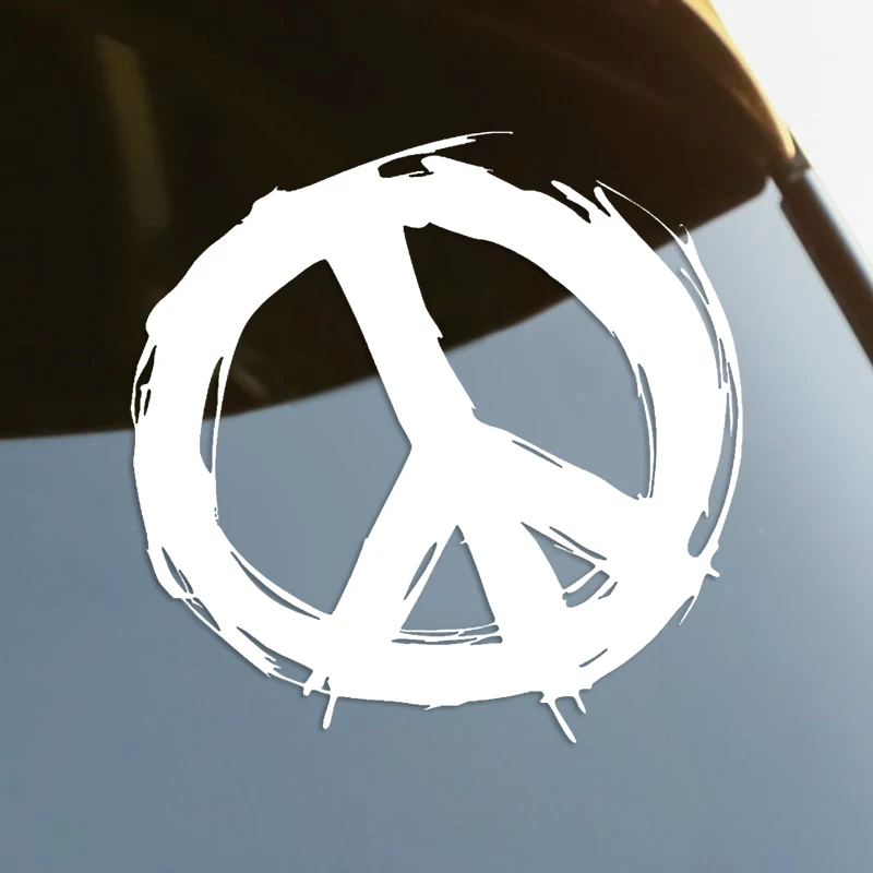 Peace-Sign-Die-Cut-Vinyl-Decal-Car-Sticker-Waterproof-Auto-Decors-on ...