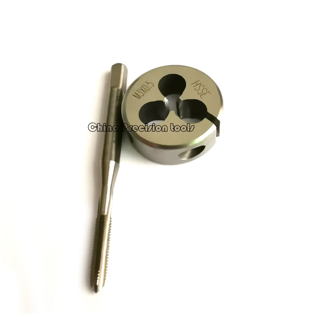 2pcs-HSSE-Metric-Right-Hand-thread-tap-Split-Die-set-M3-M3X0-6-M3X0-5 ...