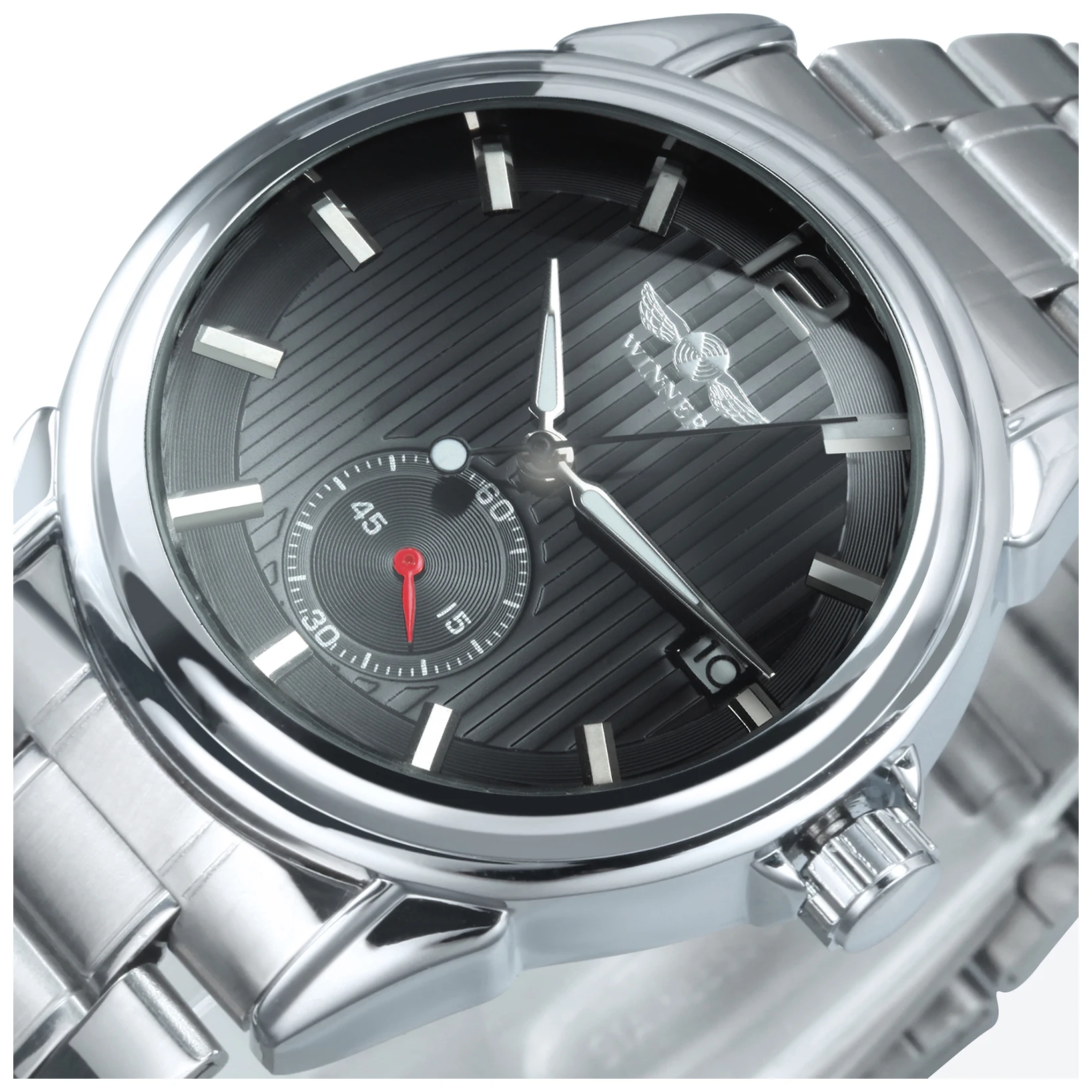 ผู้ชนะทหารหรูหรานาฬิกาข้อมือนาฬิกาข้อมือผู้ชายผู้ชายลำลองธุรกิจสาย ...