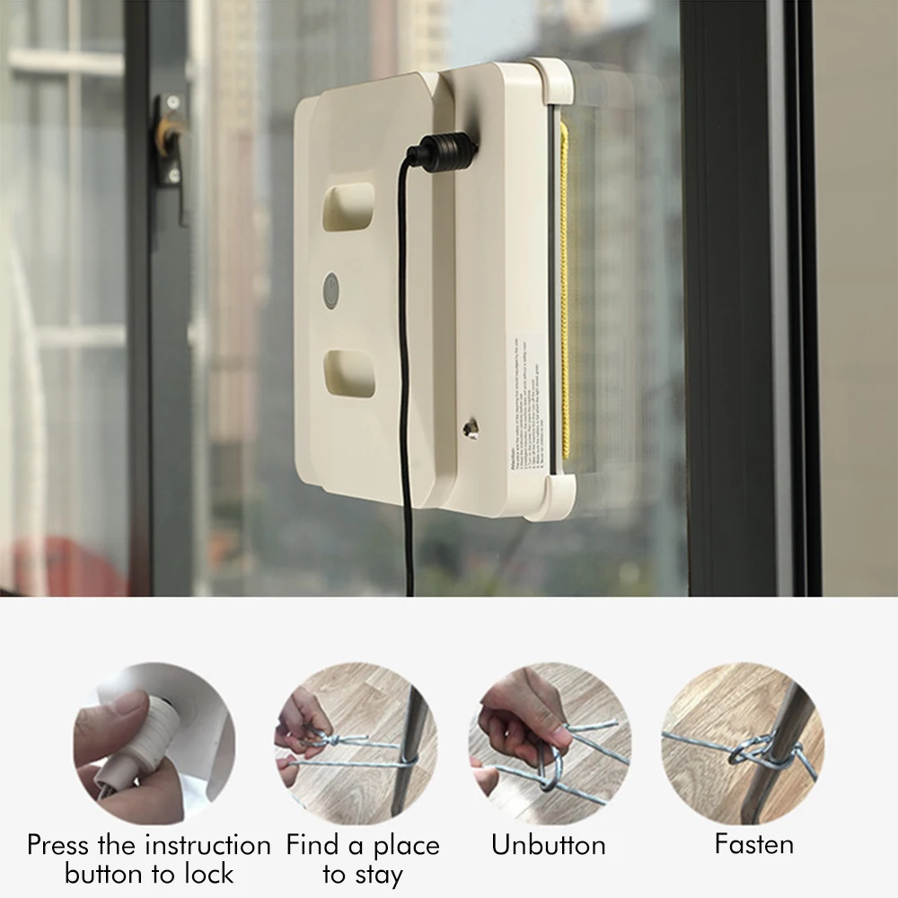 Remote Control Smart Window Cleaning Robot, Safe and Anti-falling ...