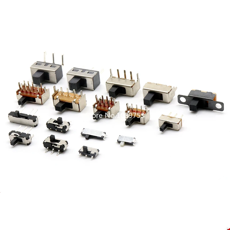 10pcs Slide Switch Micro-power Toggle Switch Single And Double-row ...