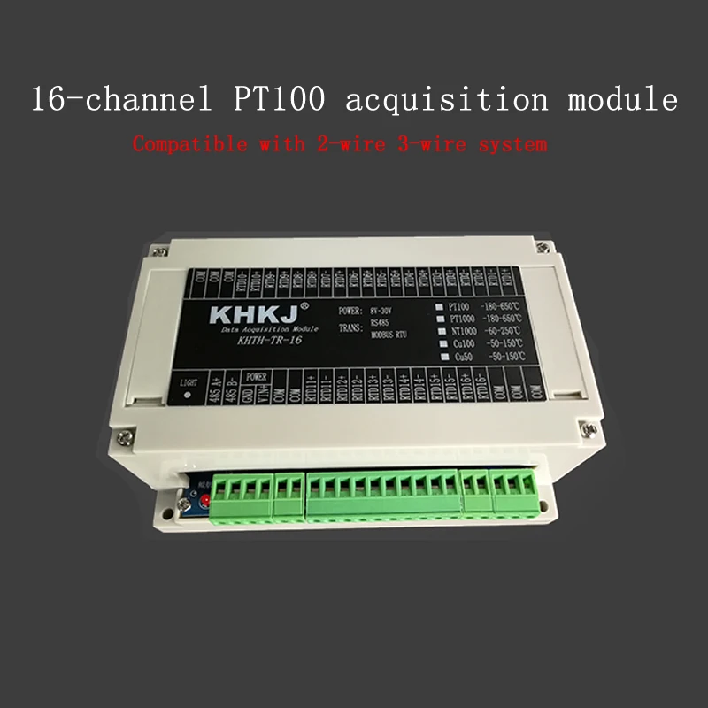 Thermal-resistance-16-channel-PT100-temperature-acquisition-module-to ...