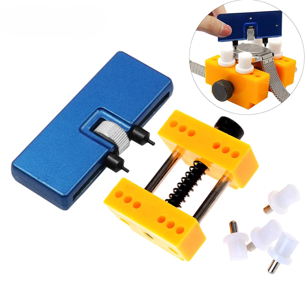 Mini Vise Resin Model Parts Holder Tool Two-jaw Watch Back Cover ...