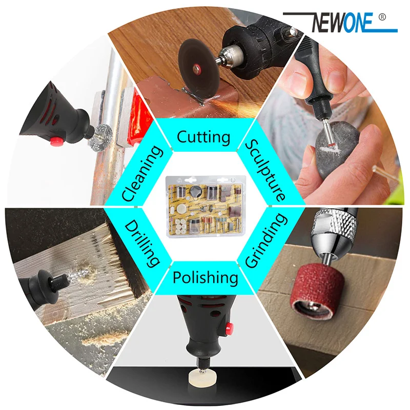 Mini Drill Accessories Rotary Tool Kit 105 PCS | Makers Electronics